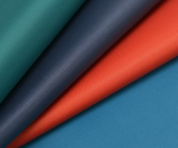 Waterproof PU PA Coated Woven Nylon Fabric 230T Yarn Count For Bag Cloth