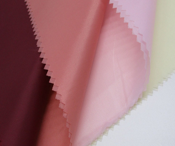 Super Soft PA Coating Fabric 40 * 50D Yarn Count Anti - Static For Bag ...